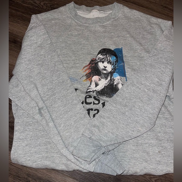 Tops | Vintage Les Mis Sweatshirt | Poshmark